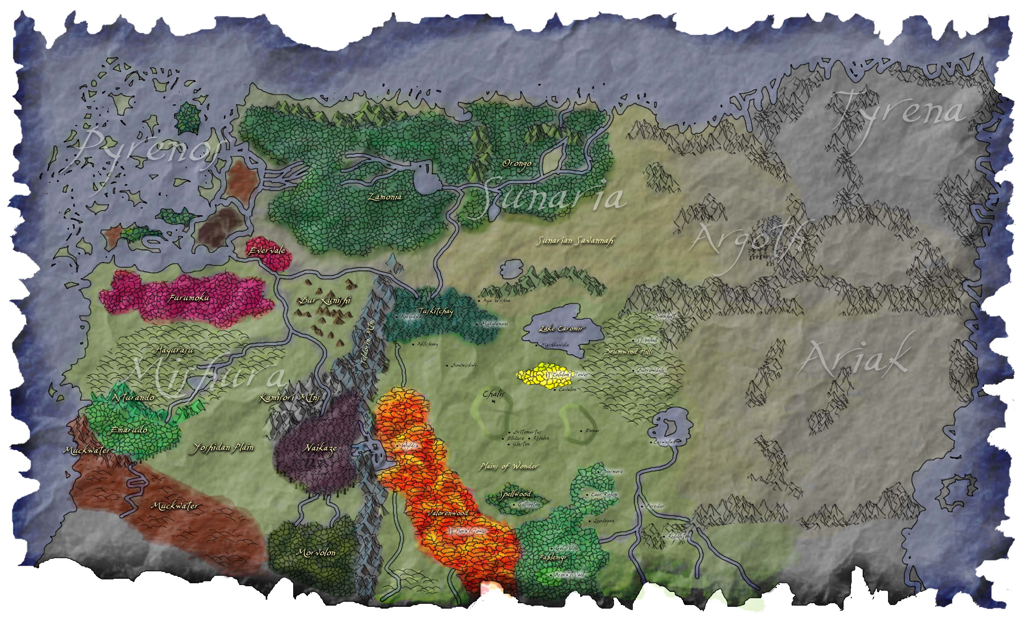 World Map – Akralon World